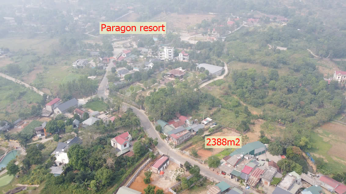 lô đất mặt đường nhựa 2388m2 gần paragon resort giá chỉ 6 triệu/m2 ...